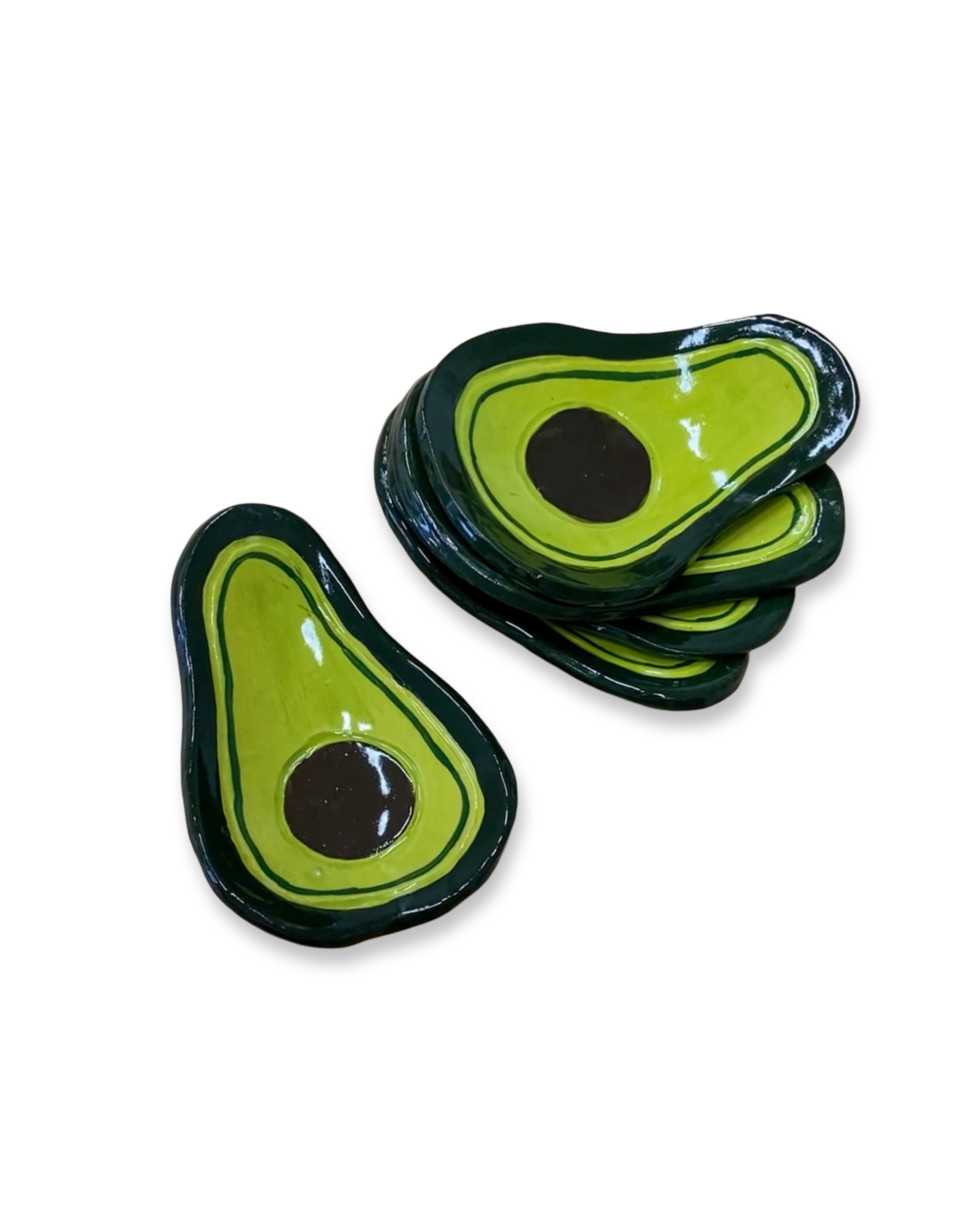 Avocado Ceramic Dish – Handmade Fruit Catch-All