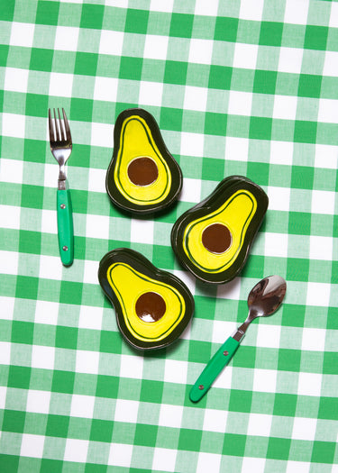 Avocado Ceramic Dish – Handmade Fruit Catch-All
