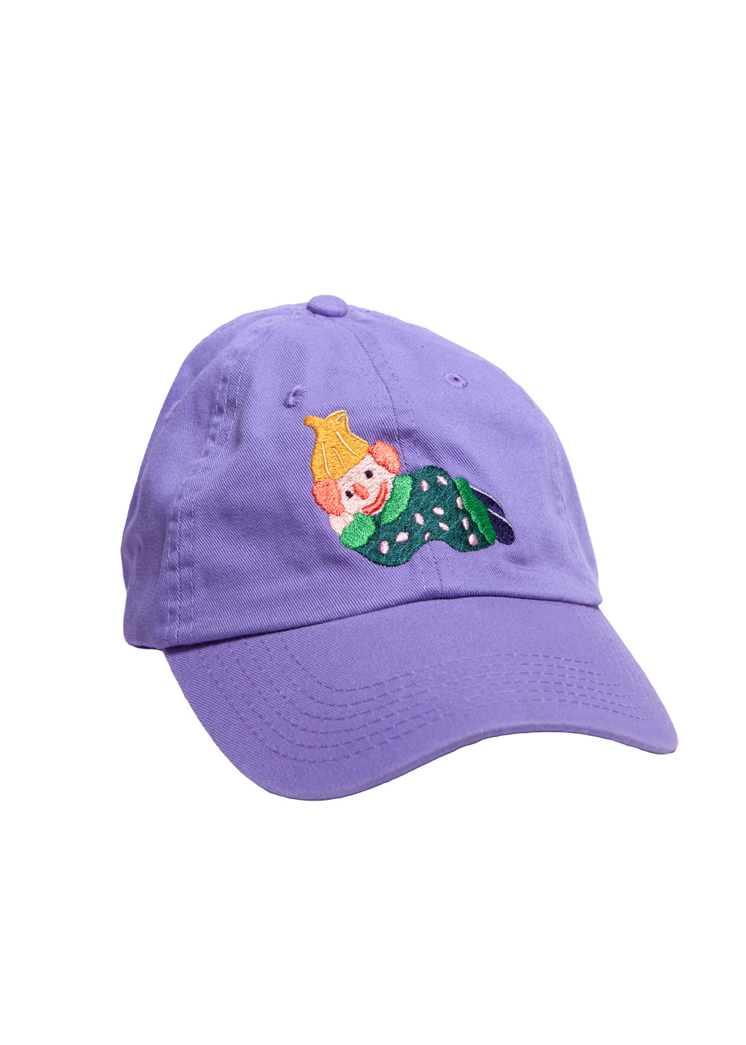Lazy Clown Hat – Embroidered Circus Baseball Cap for Playful Style
