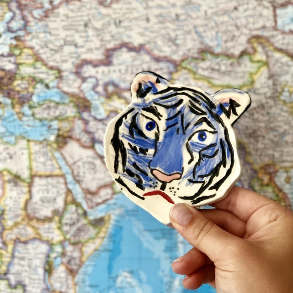 Siberian Tiger Plate – SMO Ceramics